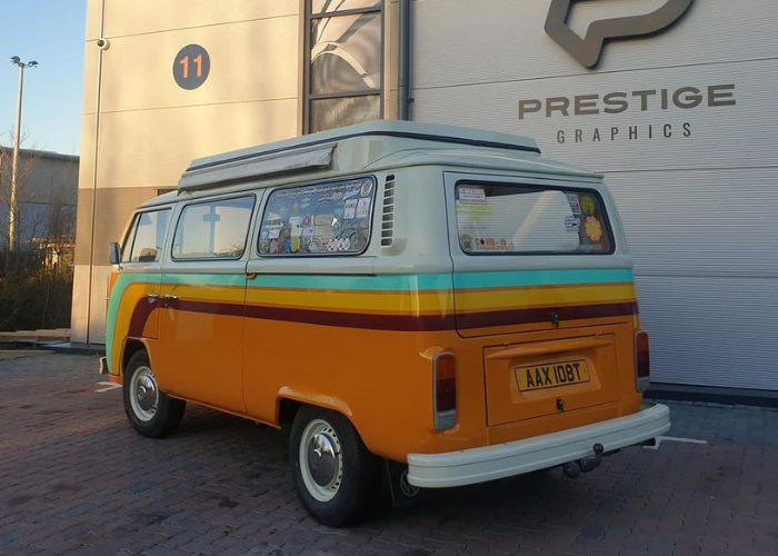 Retro VW camper van - Prestige Graphics