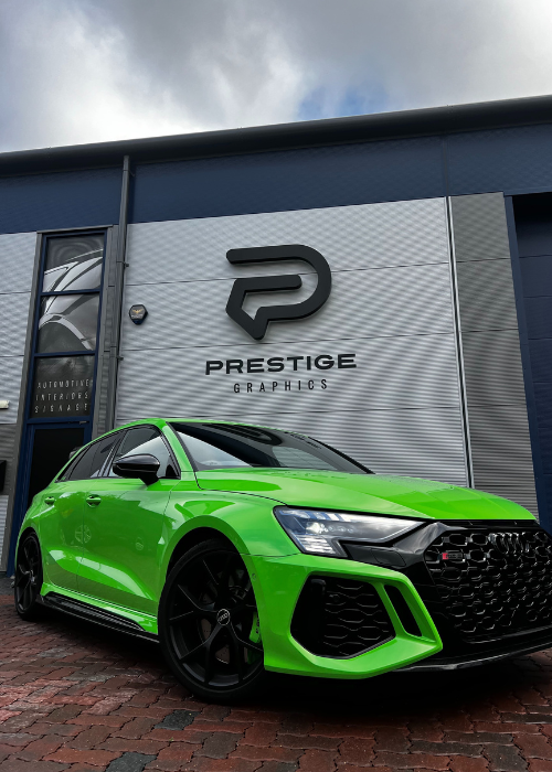 audi rs3 self healing ppf - Prestige Graphics