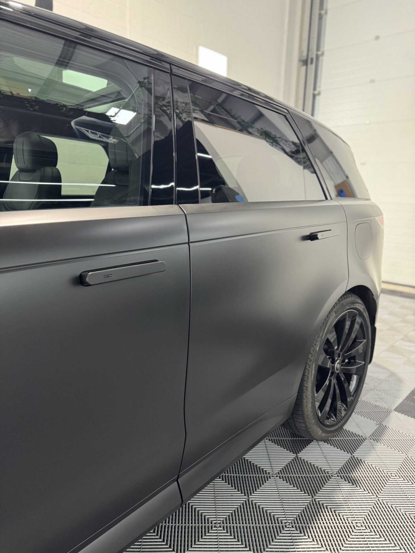 Range Rover Sport Satin Black Wrap & PPF - Prestige Graphics